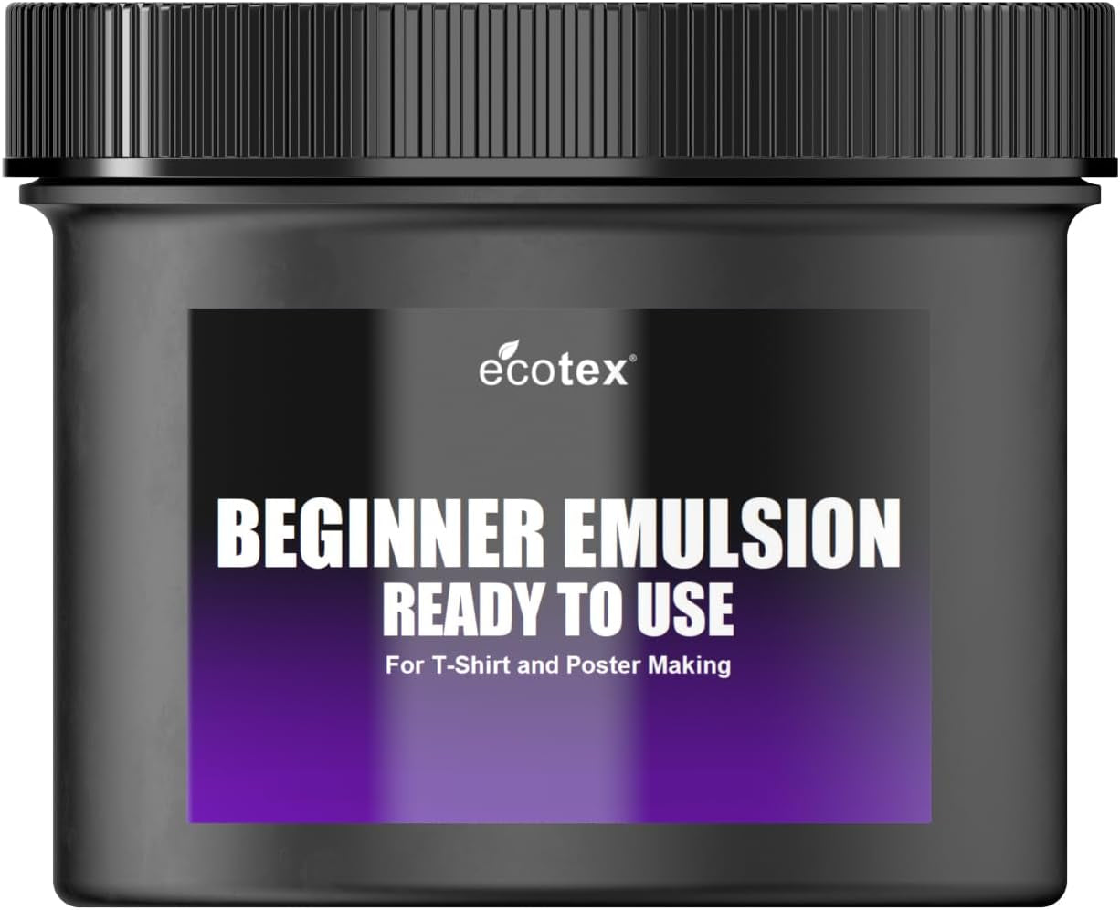 Ecotex® Beginner Screen Printing Emulsion (8 Oz.) - Pre-Sensitized Rea ...